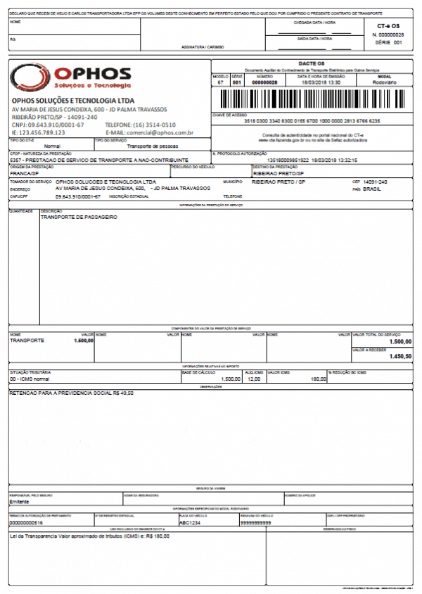 Entenda o que é CT-e OS - OPHOS - Soluções e Tecnologia